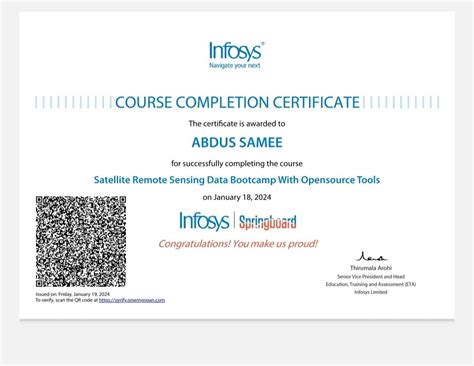 Completed Remote Sensing Data Bootcamp Abdus Samee Posted On The