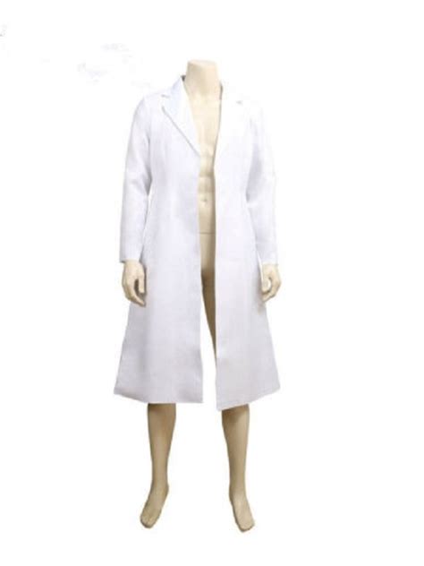 Video Game Steins Gate Rintaro Okabe White Cosplay Coat