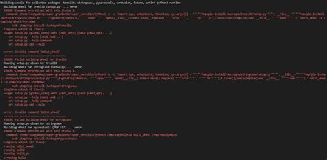 Error In Building Wheels · Issue 898 · Deci Aisuper Gradients · Github