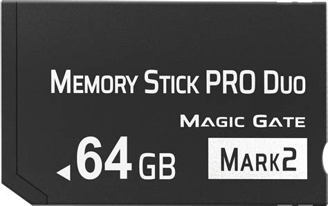 Amazon Com Original 64GB Memory Stick Pro Duo MARK2 High Speed Memory Stick Duo Compatible With