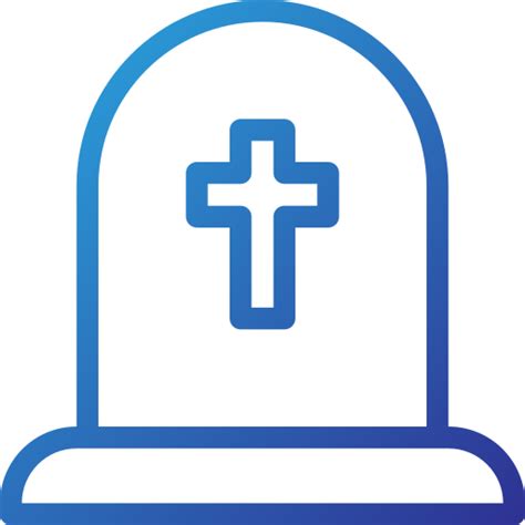 Tombstone Generic Gradient Icon