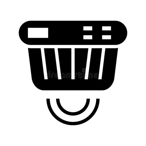 Smoke Detector Icon Vector Symbol Design Illustration Stock Vector