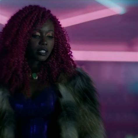 Starfire Pfp Starfire Titans Anna Diop