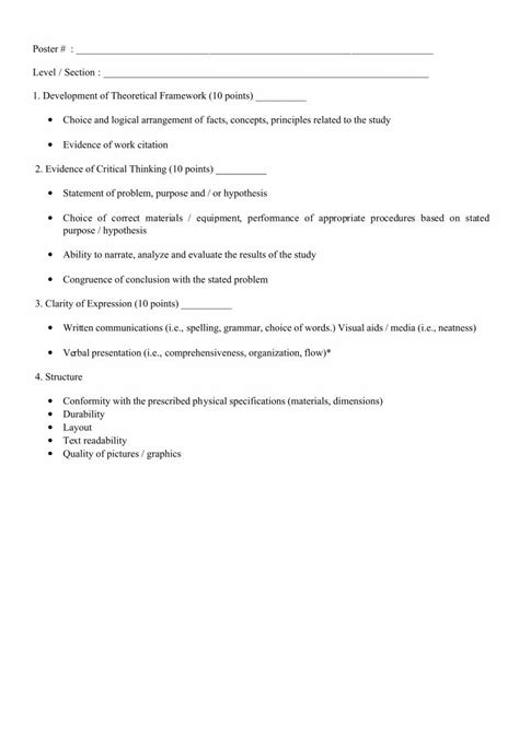 Poster Rubric Module Web Quest Poster Rubric Rubric Template Rubrics