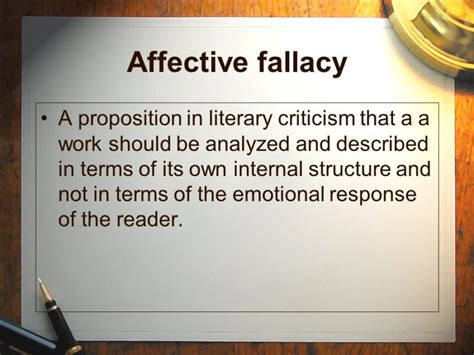 The Affective Fallacy Faqs
