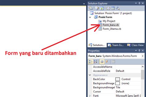 Visual Basic Net Part 6 Tutorial Cara Menambah Atau Membuat Form Baru