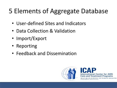 ppt essential elements of an aggregate database powerpoint