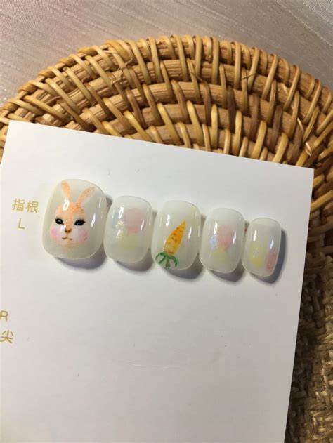 小兔子美甲图片大全美甲图片大全简单美甲图片大全大山谷图库