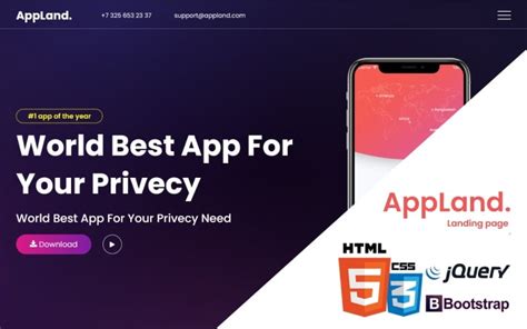 Oreo App Landing Page Template Templatemonster