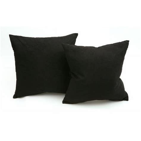 Deluxe Comfort Luxury Feather Filled Microsuede Solid Color Decorative