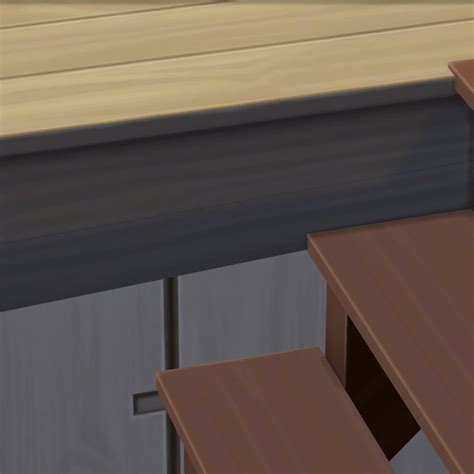 Install Floor Thickness Texture Override Ash Brown The Sims 4 Mods