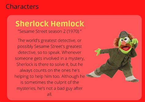 Characters Sherlock Hemlock By Ernie96 On Deviantart