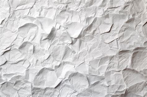premium ai image wrinkled white paper textured background with a