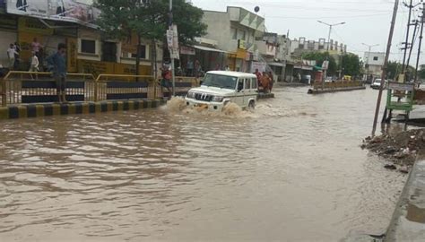 Gujarat Heavy Rains In Vadodara Ahmedabad On Wednesday Wet Spell To