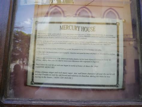 Дом музей Фредди Меркьюри на Занзибаре и отель Mercury House