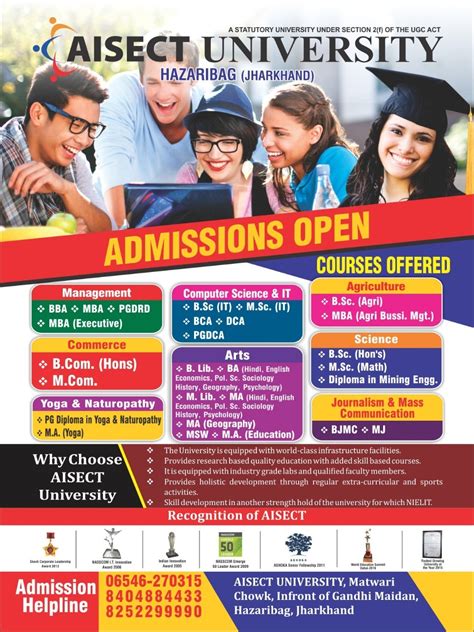 Aisect University Hazaribag Jharkhand Employees Location Alumni