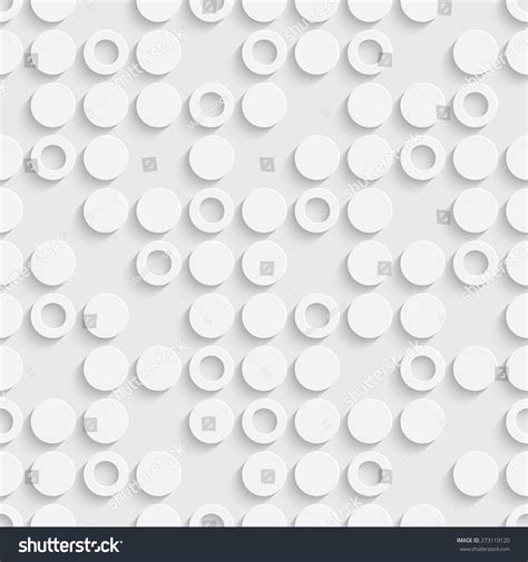 Seamless Circle Ring Pattern Vector Soft Stock Vector Royalty Free 273119120 Shutterstock