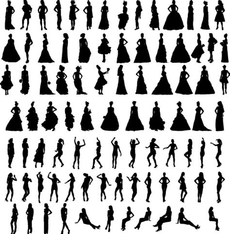 Nude Women Silhouette Vector Images Over 2700