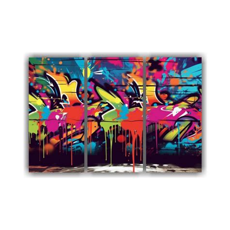 Cuadros Modernos Tela Graffiti Alta Resolución DecoCuadros