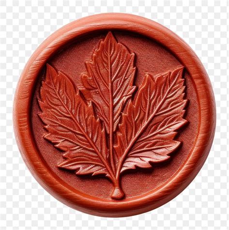 Png Autumn Leaf Seal Wax Premium Png Rawpixel