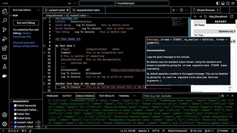 Robot Framework Viii Testsuite Setup And Teardown Youtube