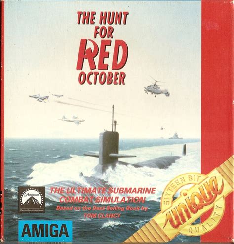 The Hunt For Red October 1987 Box Cover Art MobyGames