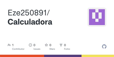 Github Eze Calculadora