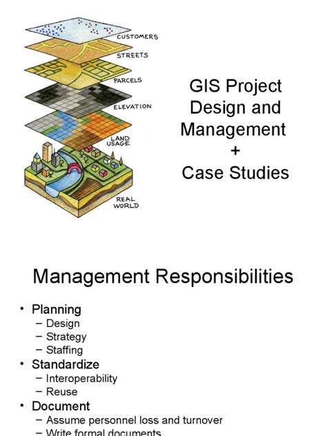 Gis Project Management Pdf Geographic Information System Project
