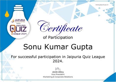 Jaipuriyaquiz Quiz Results Vgu Sonu Kumar Gupta
