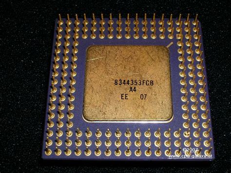Cpu Galaxyat Vintage Chips Intel 486 Overdrive Section