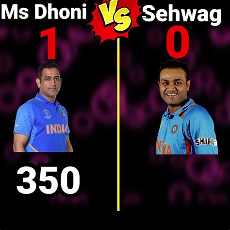 Ms Dhoni Vs Virendra Sehwag Shorts Ytshorts Cricket Viral Trending