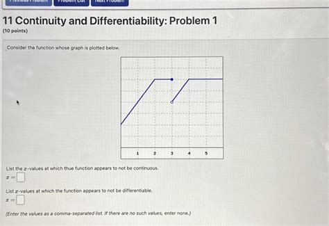 Solved Continuity And Differentiability Problem Chegg