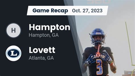 Hampton High School Ga Varsity Football