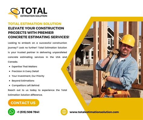 Total Estimation Solution Your Trusted Partner In Construction Cost