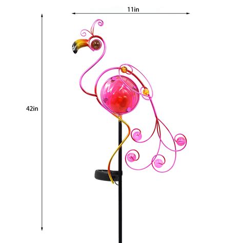 Pink Flamingo Solar Yard Stake 40 At Home