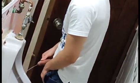 Guy With Thick Dick Caught Peeing At Urinal Spycamfromguys Hidden
