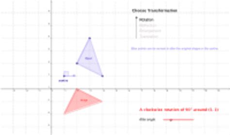 Transformations Geogebra Transformations Geogebra
