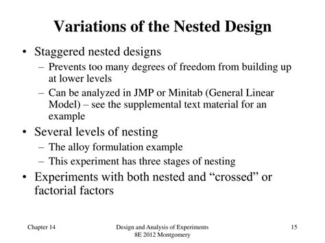 Ppt Design Of Engineering Experiments Nested And Split Plot Designs Powerpoint Presentation