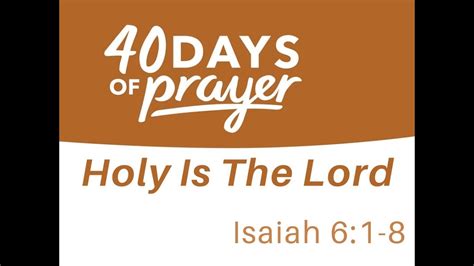 Holy Is The Lord Pastor Dave Havener Lakeview Chapel Youtube