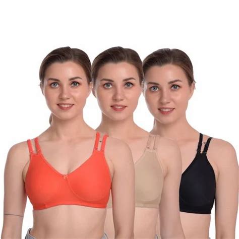 Plain Sports Double Strap Bra At Rs 55piece In Ghaziabad Id 27458497012