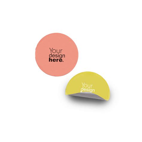 Custom Branded Round Stickers Printed With Logo