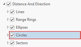 How To Create And Label A Radius Line For A Circular Polygon From
