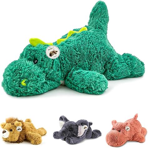 Youblek 16 2 Pounds Green Dinosaur Weighted Stuffed