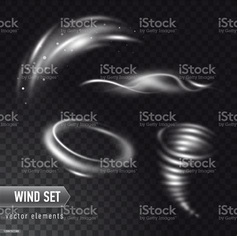 투명 한 배경에 격리 된 높은 상세한 바람 또는 먼지 구름의 벡터 사실적인 세트 백색 연기 안개 스프레이의 효과 3차원 형태에 대한 스톡 벡터 아트 및 기타 이미지 Istock