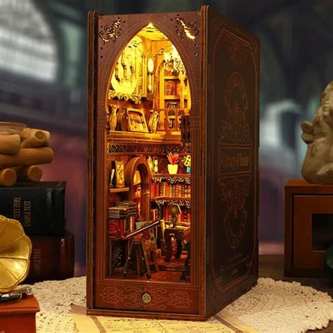 Dragon Book Nook 3d Printed Fantasy Book Shelf Décor And Etsy Canada