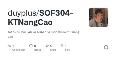 GitHub duyplus SOF304 KTNangCao Tất cả cả bài Lab và ASM của môn