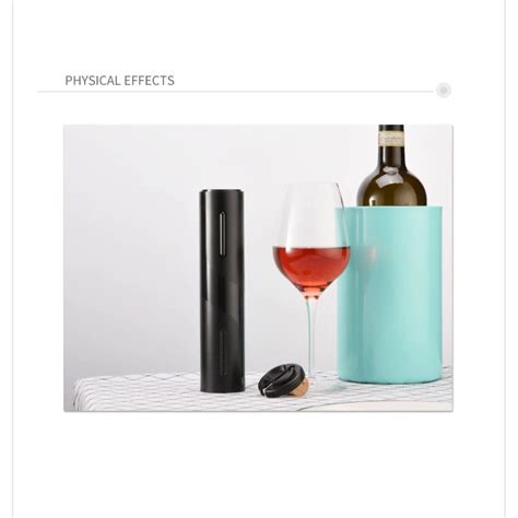 Електрически тирбушон аксесоар за рязане на фолио 4 батерии отварачка за бутилка вино Emag Bg