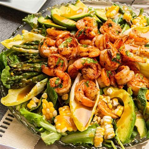 Cilantro Lime Shrimp Salad With Avocado In 2023 Cilantro Lime Shrimp
