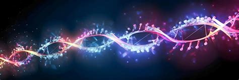 Premium Photo Dna Structure Technological Dna Chain