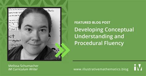 Developing Conceptual Understanding And Procedural Fluency Im